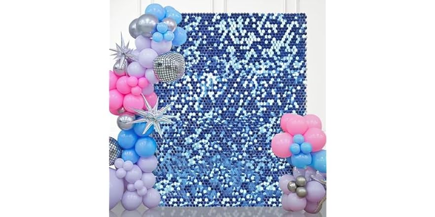 Royal Blue Shimmer Walls Backdrops