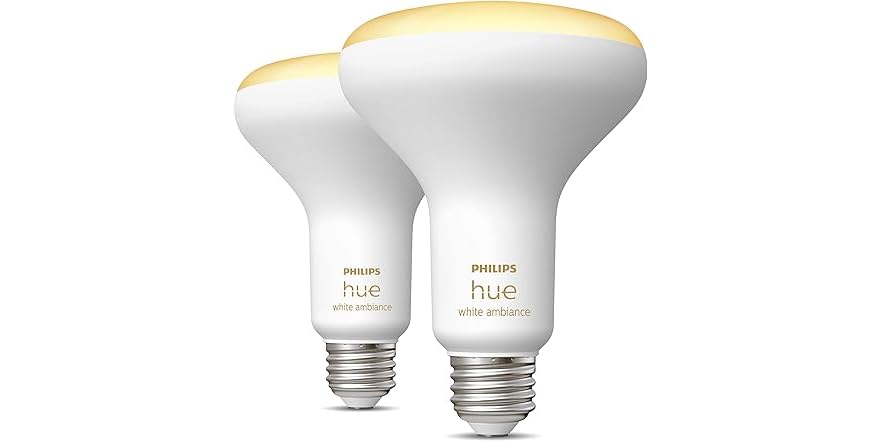 Philips Hue Smart BR30 LED Bulb - White 2 Pack