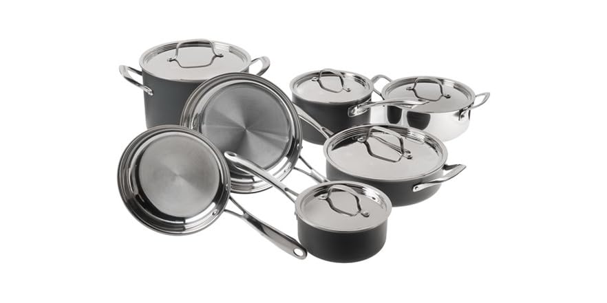 Cuisinart 12-Pc Clad Induction Cookware