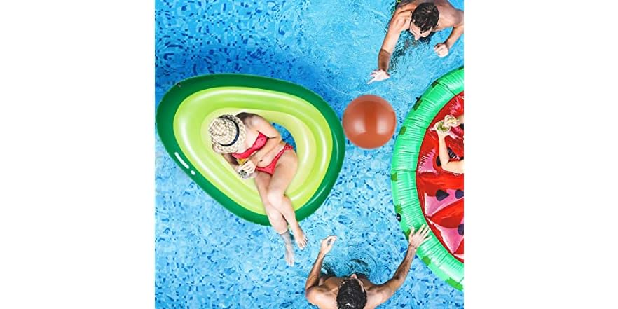 Obuby Inflatable Avocado Pool Float