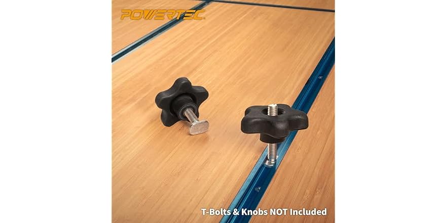 POWERTEC 71119 36 Inch Double-Cut Profile T-Track