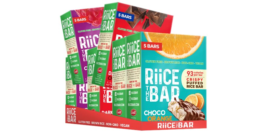 Riice the Bar 30 Pack, Your Choice