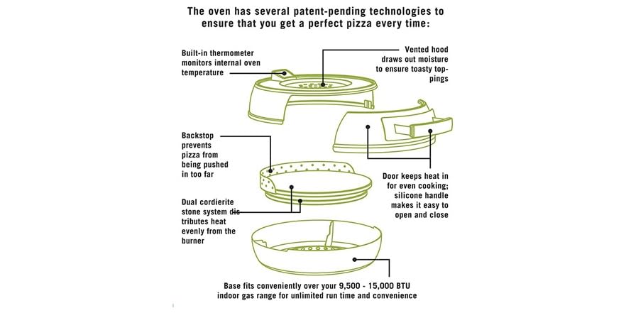 Pizzacraft Stovetop Pizza Oven