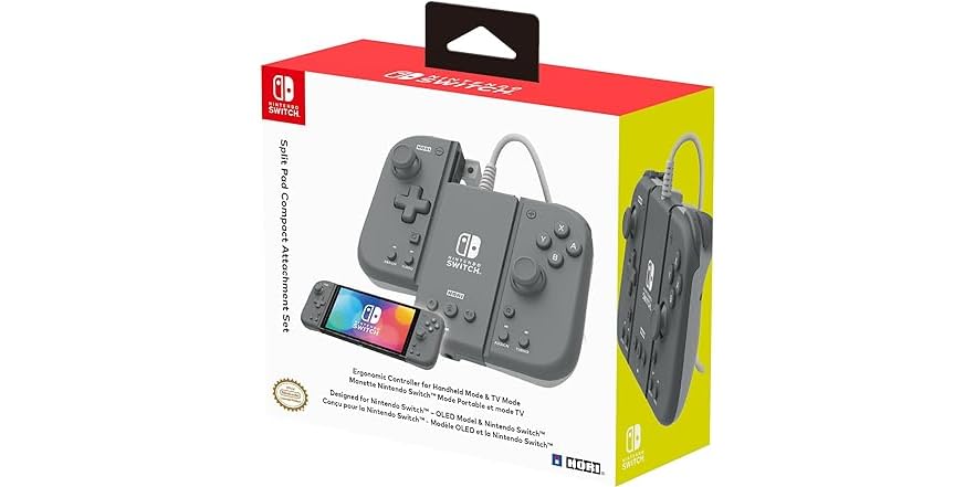 HORI Split Pad Compact Attachment Set for Nintendo Switch
