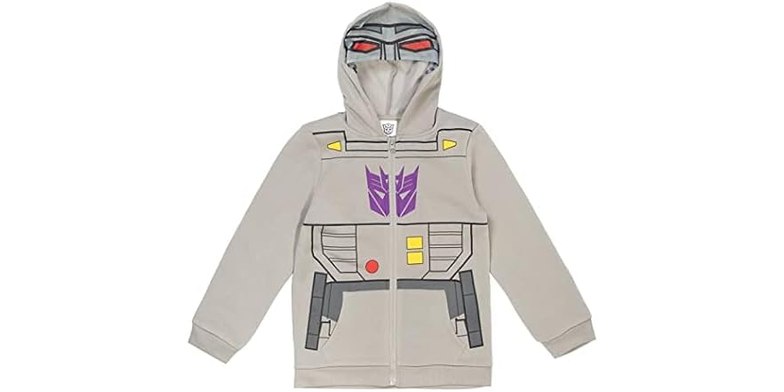 Transformers Megatron Little Boys Zip Up, 4-5