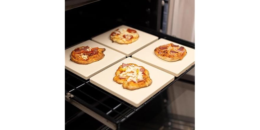 Old Stone 4Pc Rectangle Pizza Stone Set