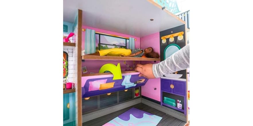 KidKraft Glamp & Go 2-in-1 Doll Camper