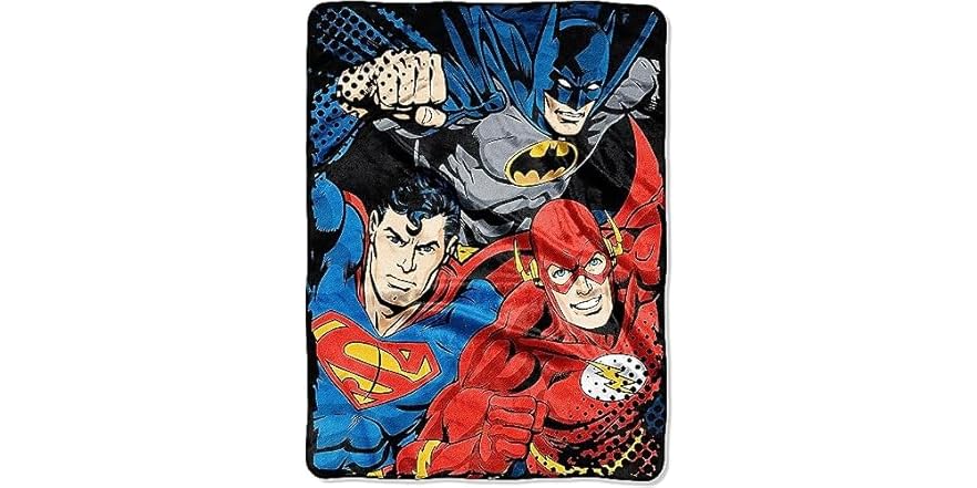 DC Comics Justice League Throw Blanket 349761