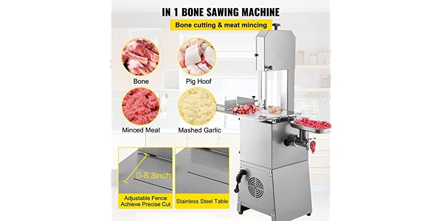 VEVOR Commercial Bone Saw Machine