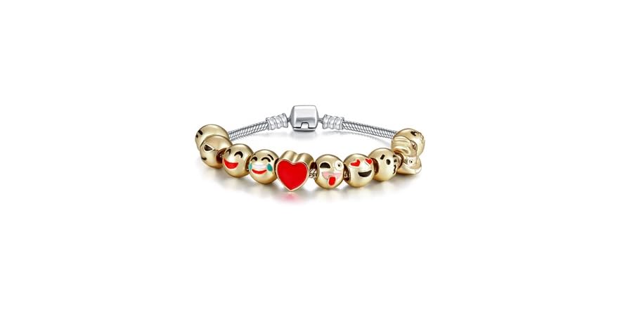 Romano Stivali Emoji Charm Bracelets