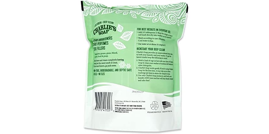 Charlie’s Soap Laundry Powder- 100 Loads