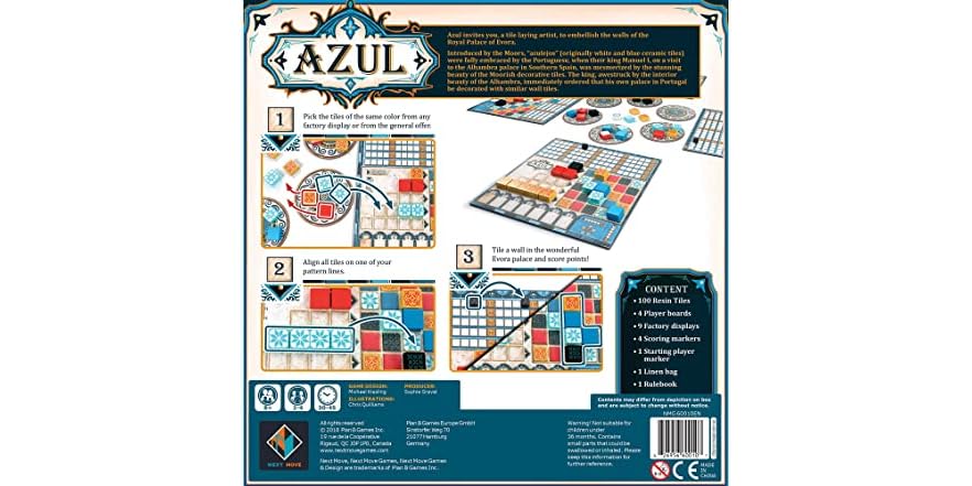Azul Board Game Strategy Board Game