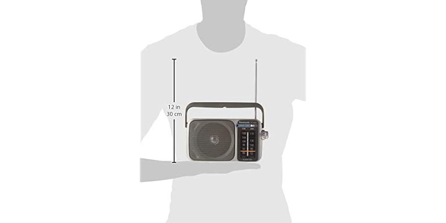 Panasonic RF-2400 AM/FM Radio - Silver