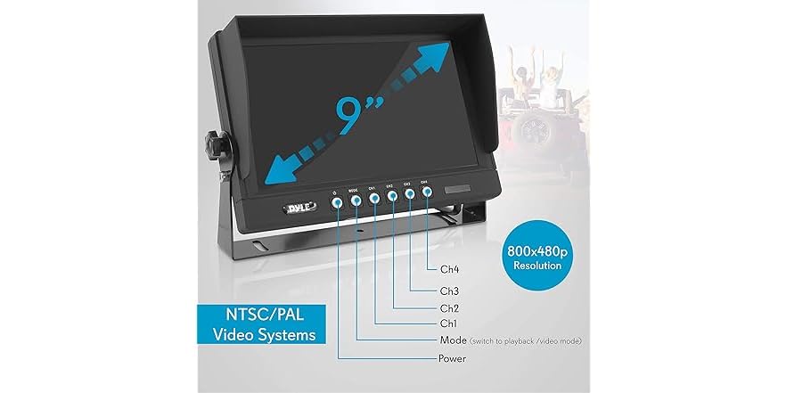 Pyle Rear View Backup Camera System