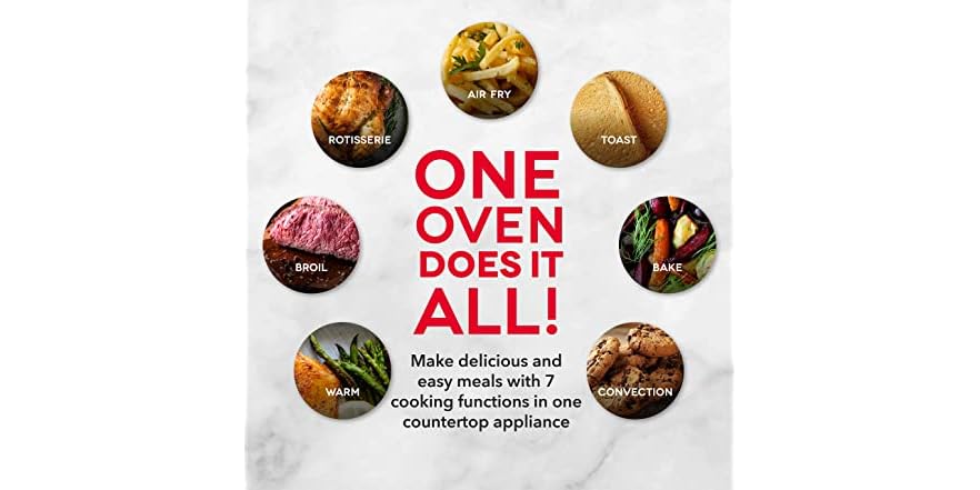 Dash Chef 7-in-1 Convection Toast Oven Cooker