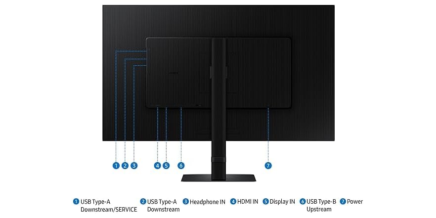 Samsung 32" ViewFinity S6 (S60D) QHD HDR10 Monitor (Open Box)