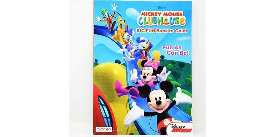 Mickey Clubhouse 80 Page Coloring Book