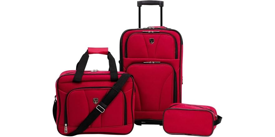 Travelers Club 3pc Expandable Luggage Set