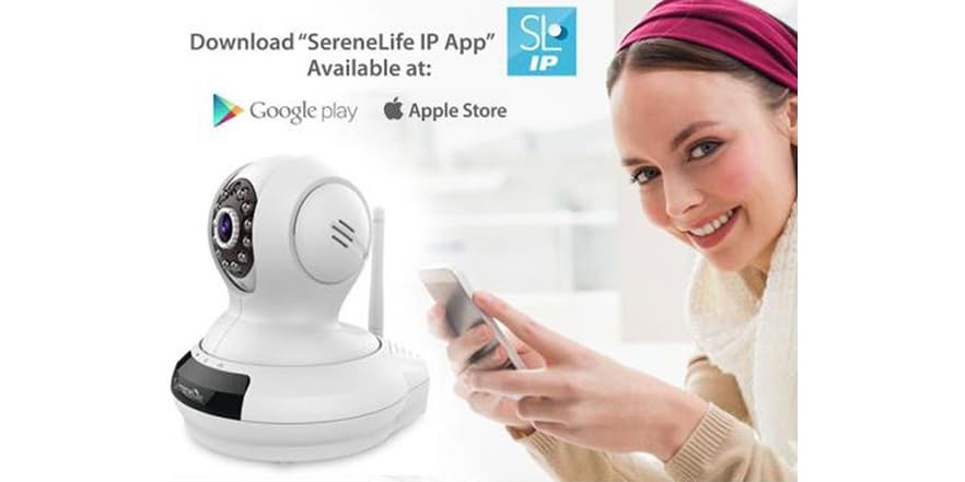 SereneLife HD Wireless IP Camera 720p