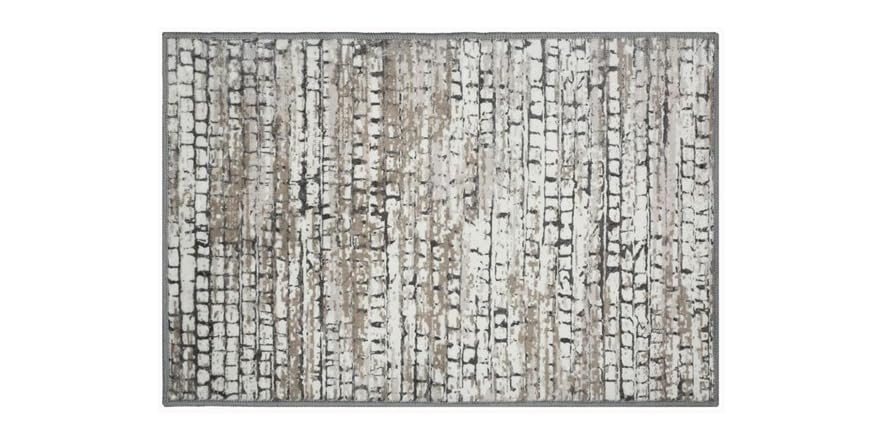 Bibb Home Washable Flannel Printed Area Rug, 3'x5' ft