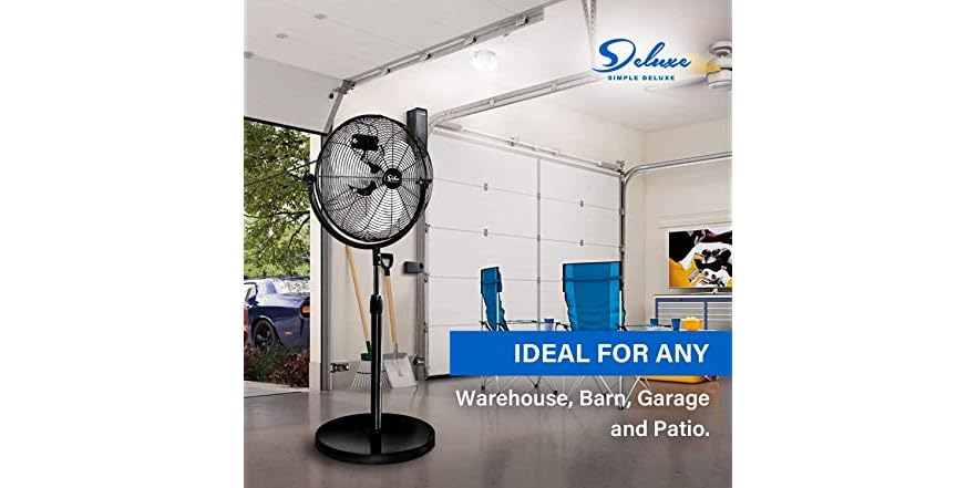 Simple Deluxe 20 Inch Fan (2 Pack)