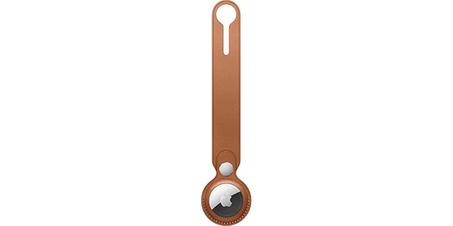(2 Pack) Apple AirTag Leather Loop
