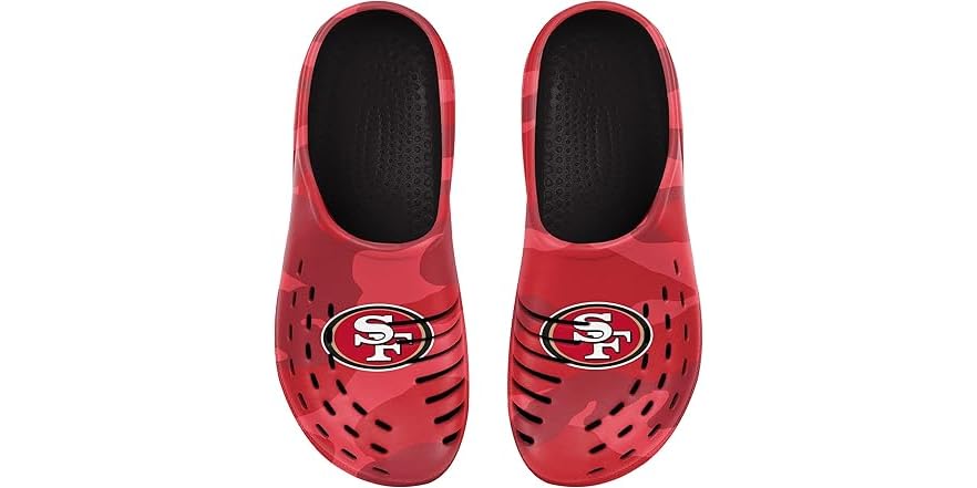 FOCO NFL Mens Tonal Camo Clog