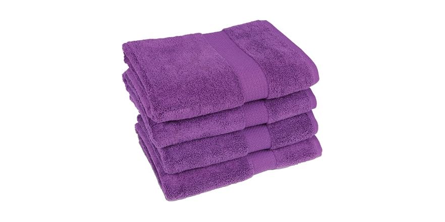 Performance Quick Dry 4-Pack Bath Towels- 4 Colors