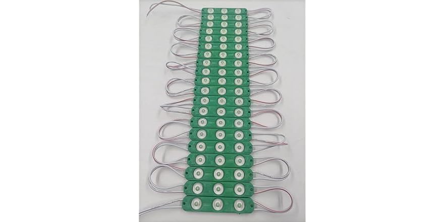 200 PC Green LED Adhesive DC12V Module