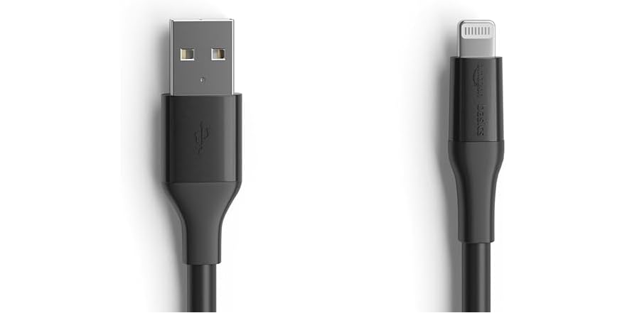 AmazonBasics USB-A to Lightning ABS MFi Certified Charging Cable