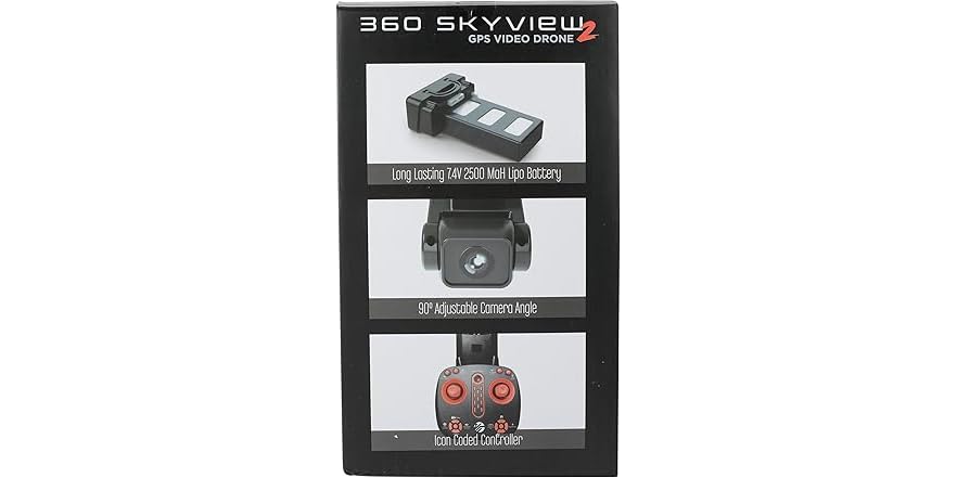 (NEW) Vivitar 360 Skyview GPS Video Drone