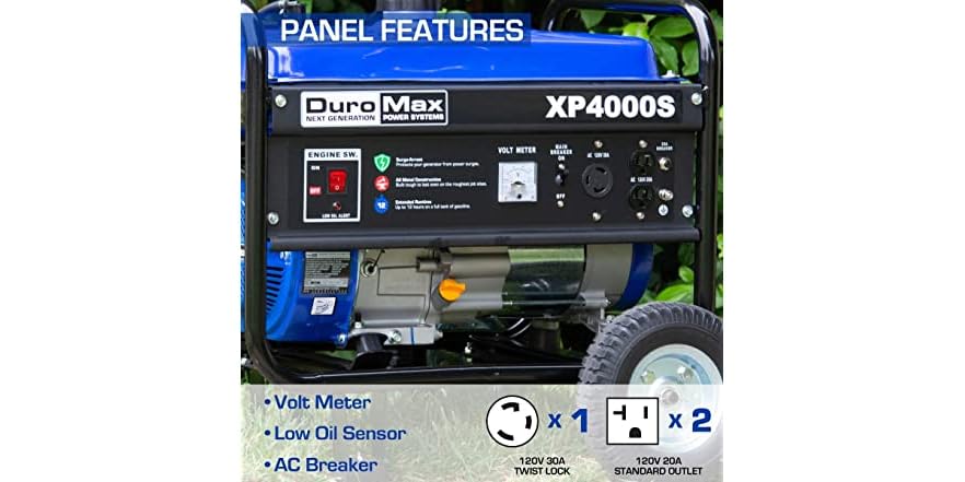 DuroMax XP4000S Portable Generator