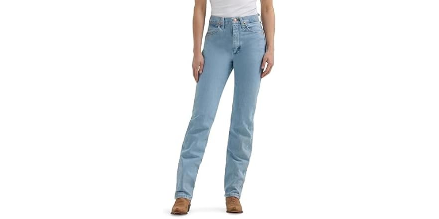 Wrangler Women's High Rise Tapered Jean