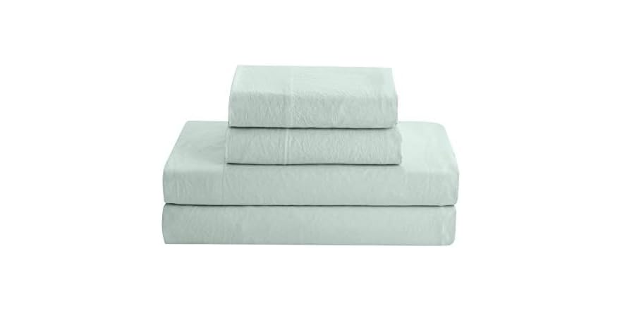 Prewashed Crinkle Sheet Set