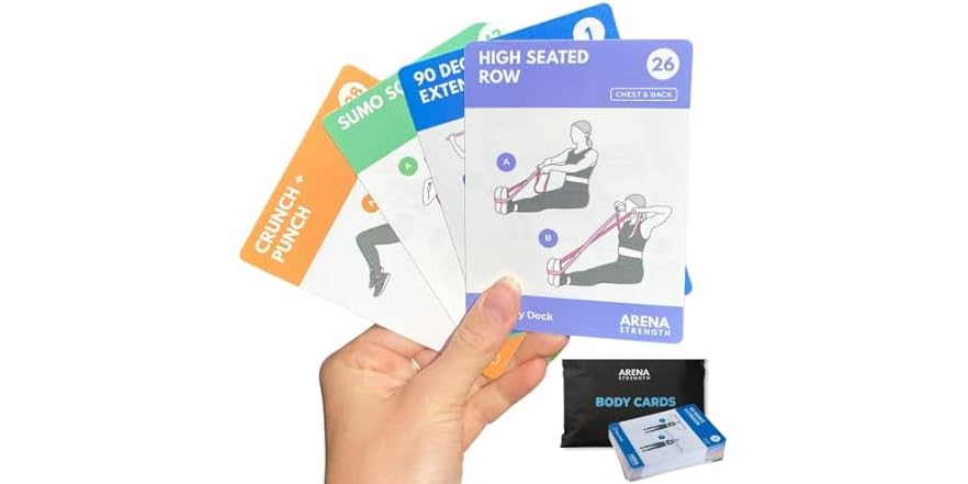 Arena Strength Band Fitness Workout Card