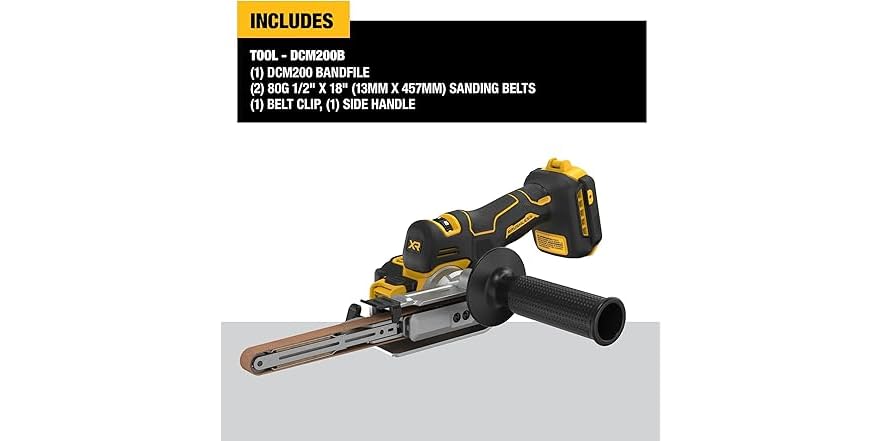 DEWALT DCM200B 20V MAX Belt Sander - Tool Only