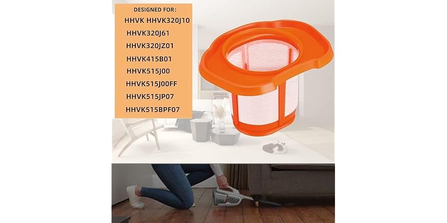 4 Pack Replacement Hand Vacuum Filters