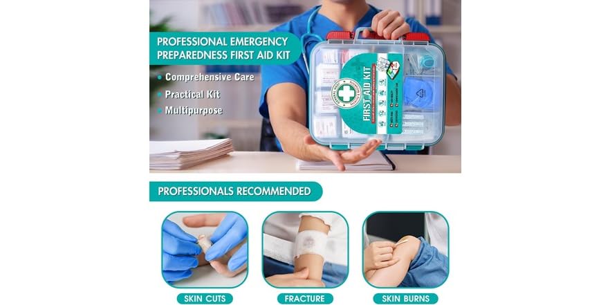 420 Piece Professional First Aid Kit