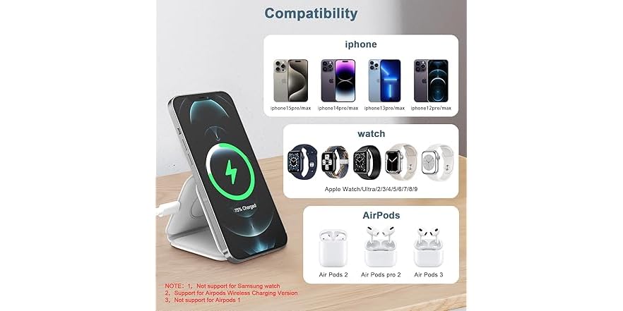 Ankilo 3-in-1 Charging Station