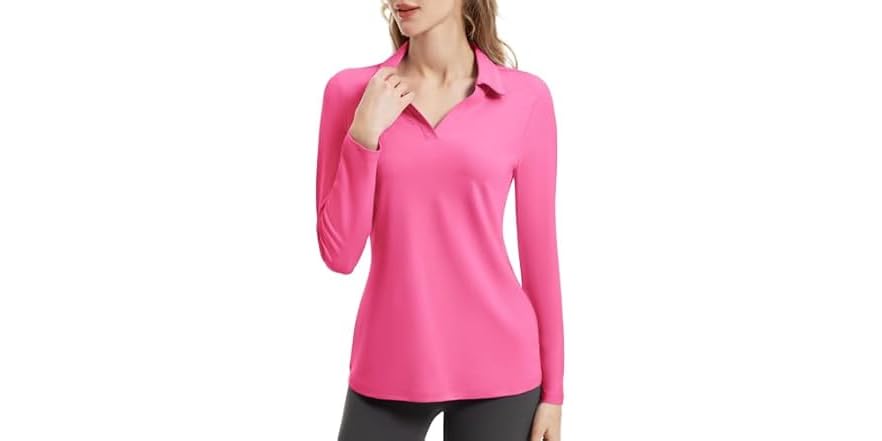 Fkeep Women Tennis Golf Shirt Long Sleeved Top