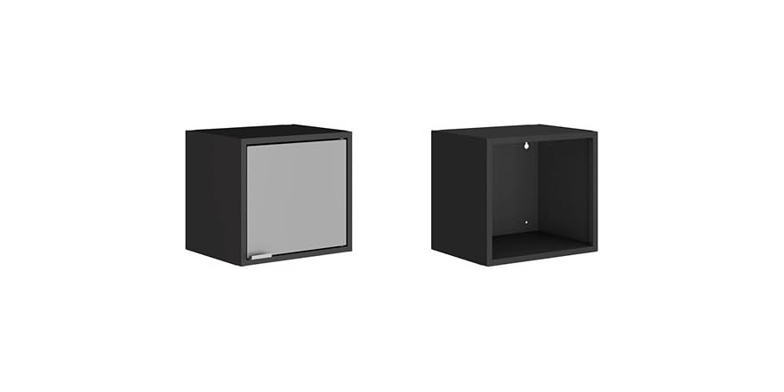 Smart 2-Piece Cabinet and Display Shelf