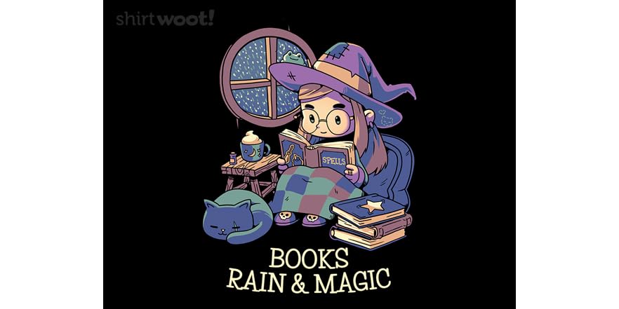Books Rain & Magic