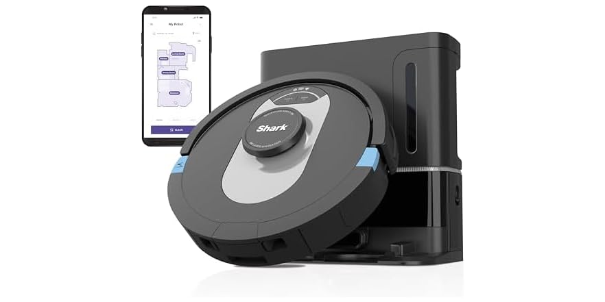 Shark RV2502AE AI Ultra Robot Vacuum with XL HEPA Self-Empty Base, Bagless
