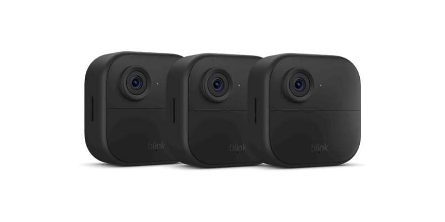 (NEW) Blink Outdoor 4 (4th Gen) – 3 camera system