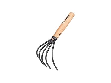 Nisaku NJP555 Japanese Steel Garden Claw Rake