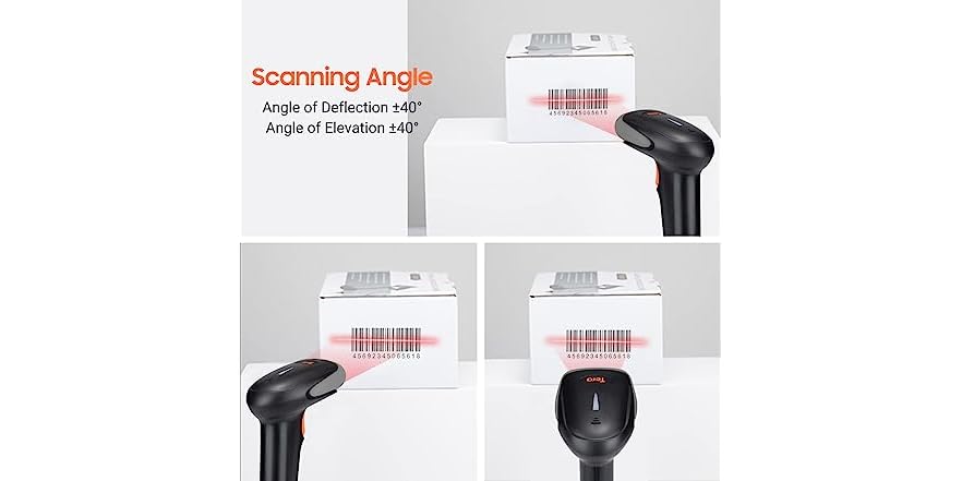 Tera 1D Laser Barcode Scanner USB Wired