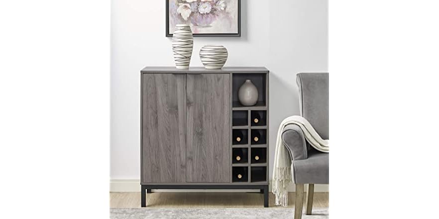 Mid-Century Modern Wood Kitchen Buffet
