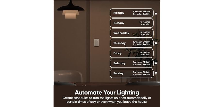 Wyze Switch, 2.4 GHz WiFi Smart Light Switch