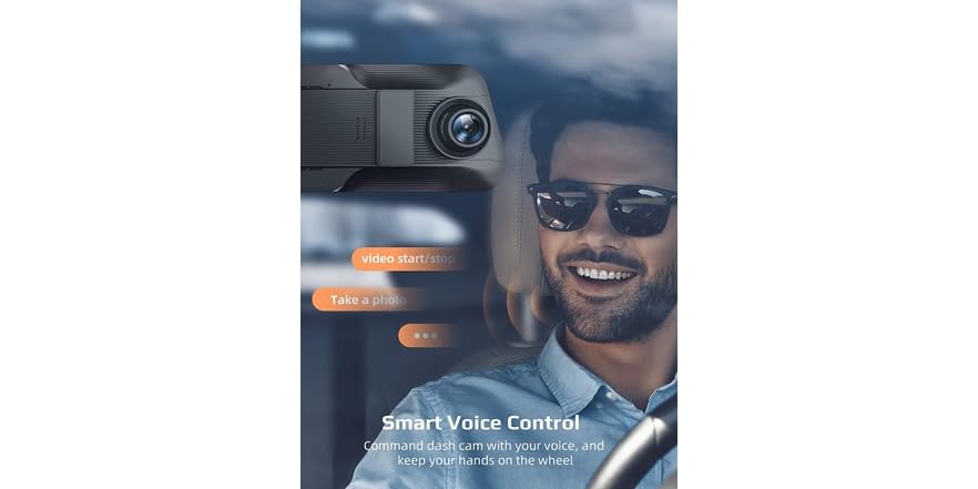 ViviLink VX510 2.5K Mirror Dual Dash Cam