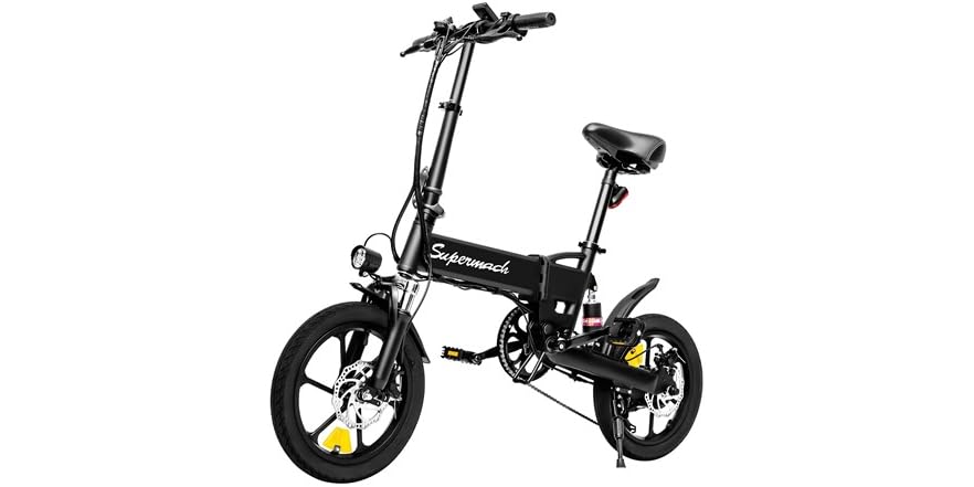 SuperMach Lario Electric Folding 16" Bike